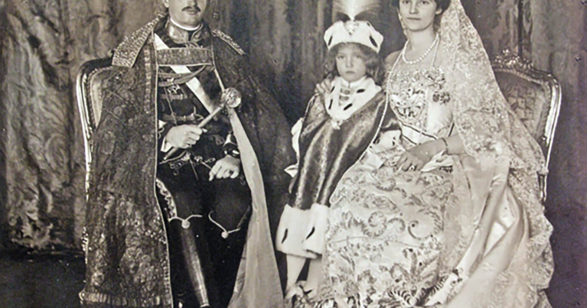 IV. Károly király és Zita királyné koronázása
